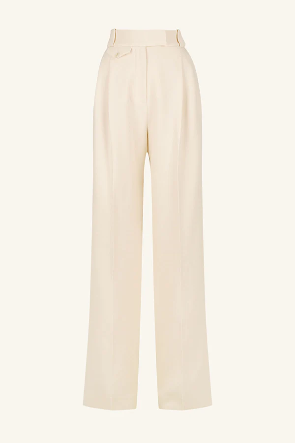 Irena High Waist Tailored Pant | Rice | Shona Joy | Harry&Gretel