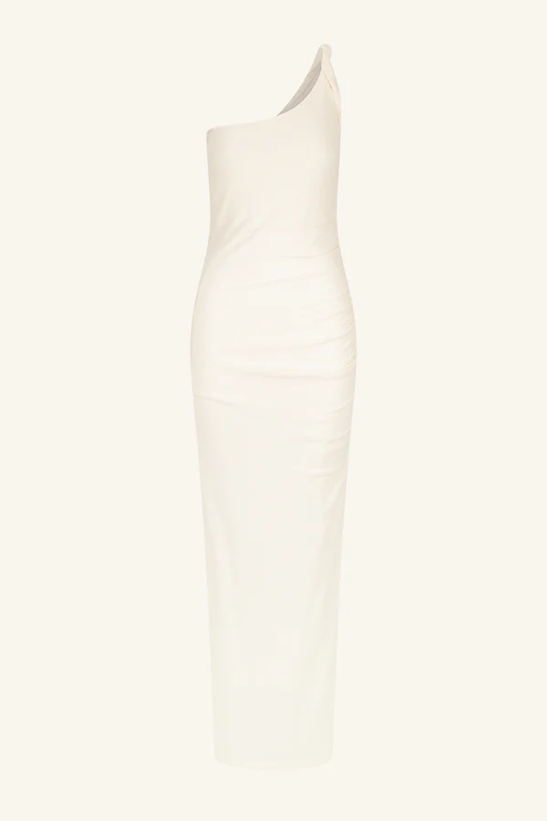 Beau Asymmetrical Twist Maxi Dress | Rice | Shona Joy | Harry&Gretel