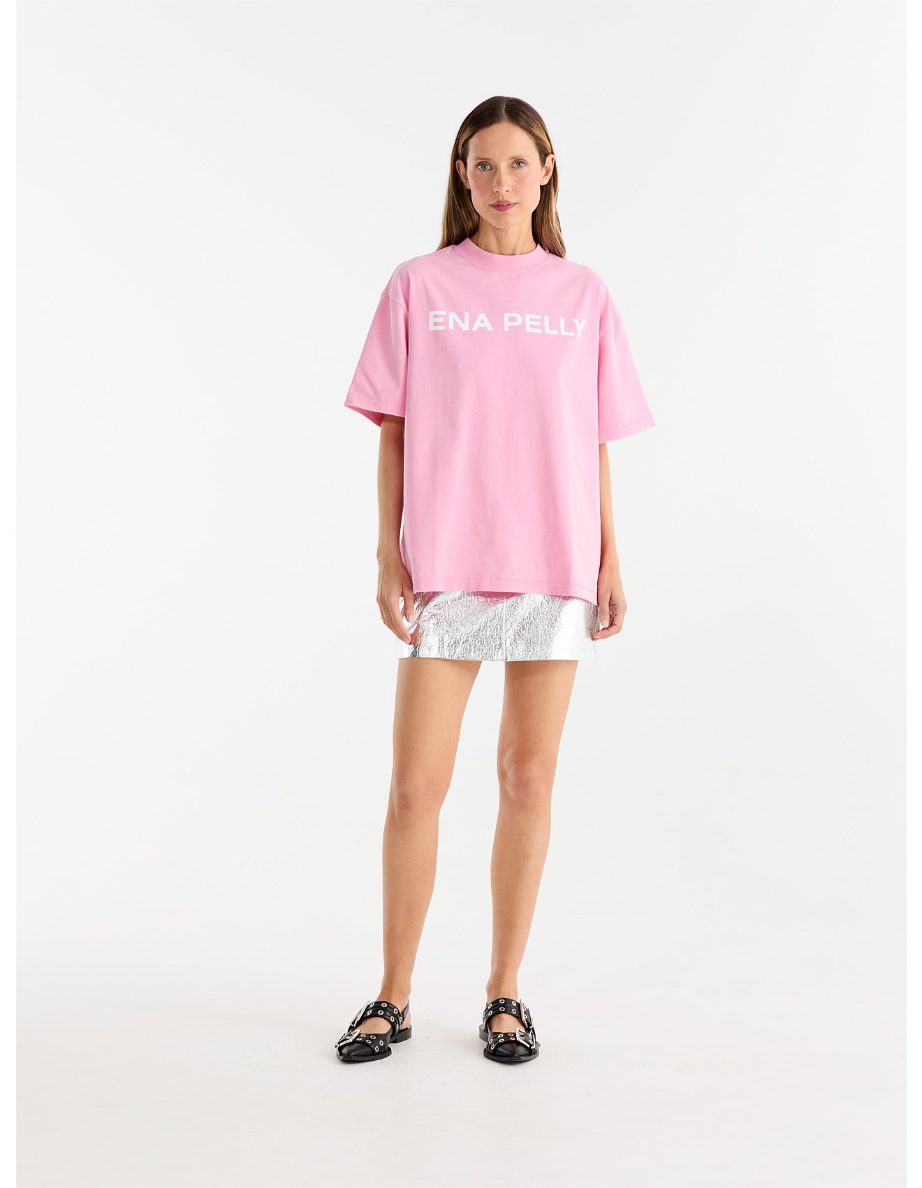 Chloe Oversized Tee | Washed Pink | Ena Pelly | Harry&Gretel