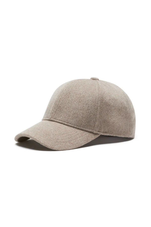 Wool Cashmere Cap | Pebble | Cable Melbourne | Harry&Gretel